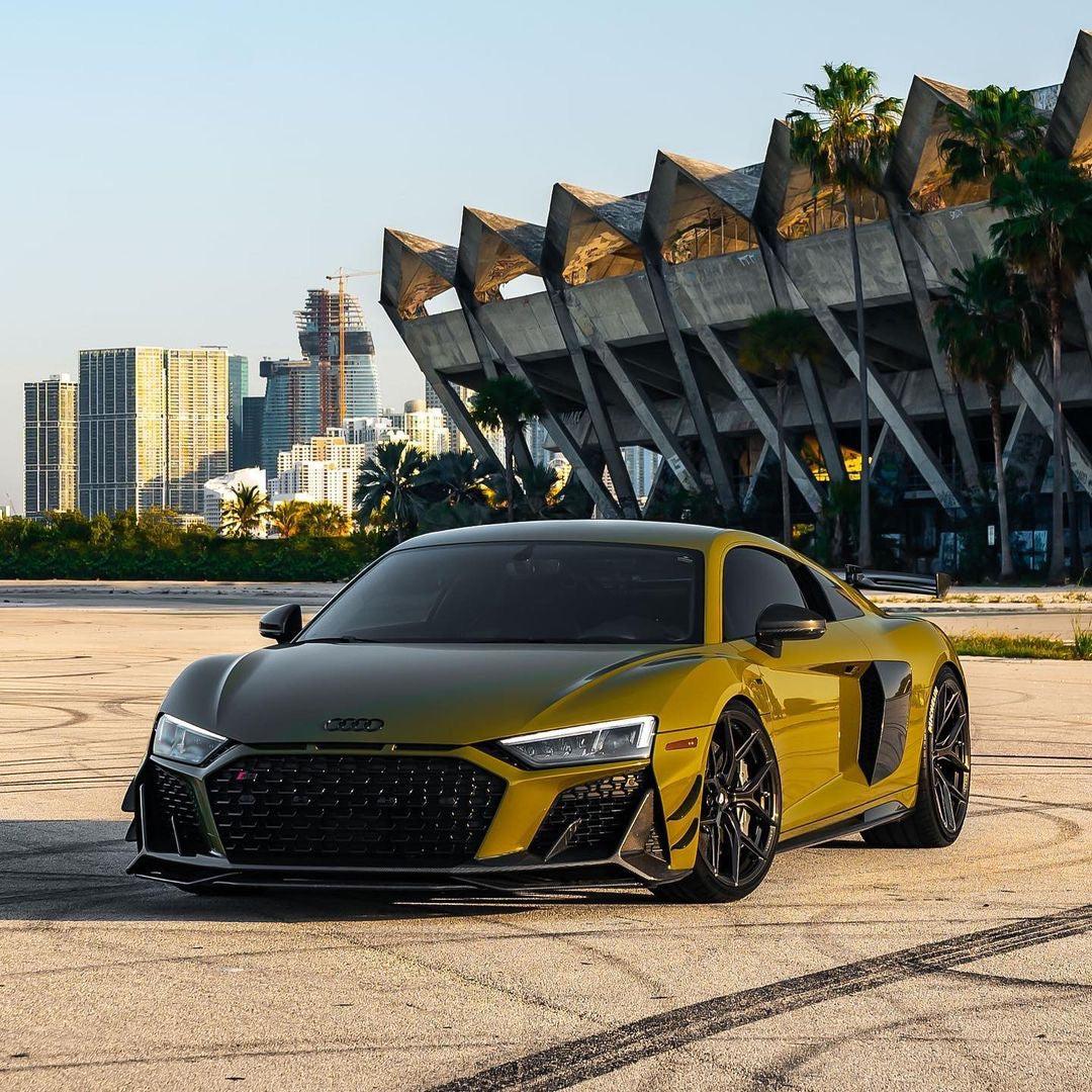 Capristo Style Carbon Fiber Front Canards - Audi R8 V10 Gen 2 Facelift