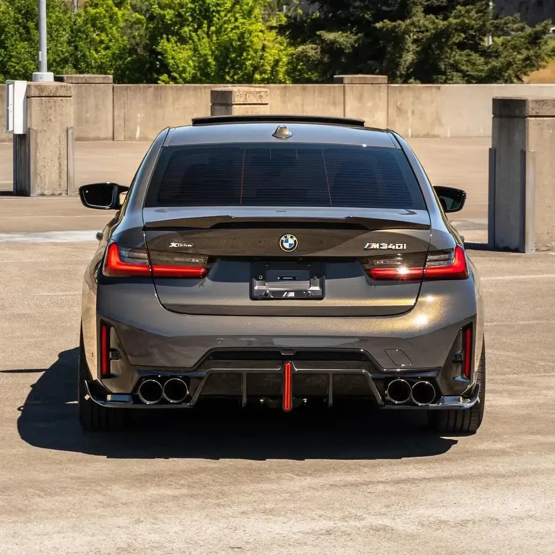 M4 Style Carbon Fiber Trunk Lip Spoiler - BMW G80 M3 & G20 3 Series