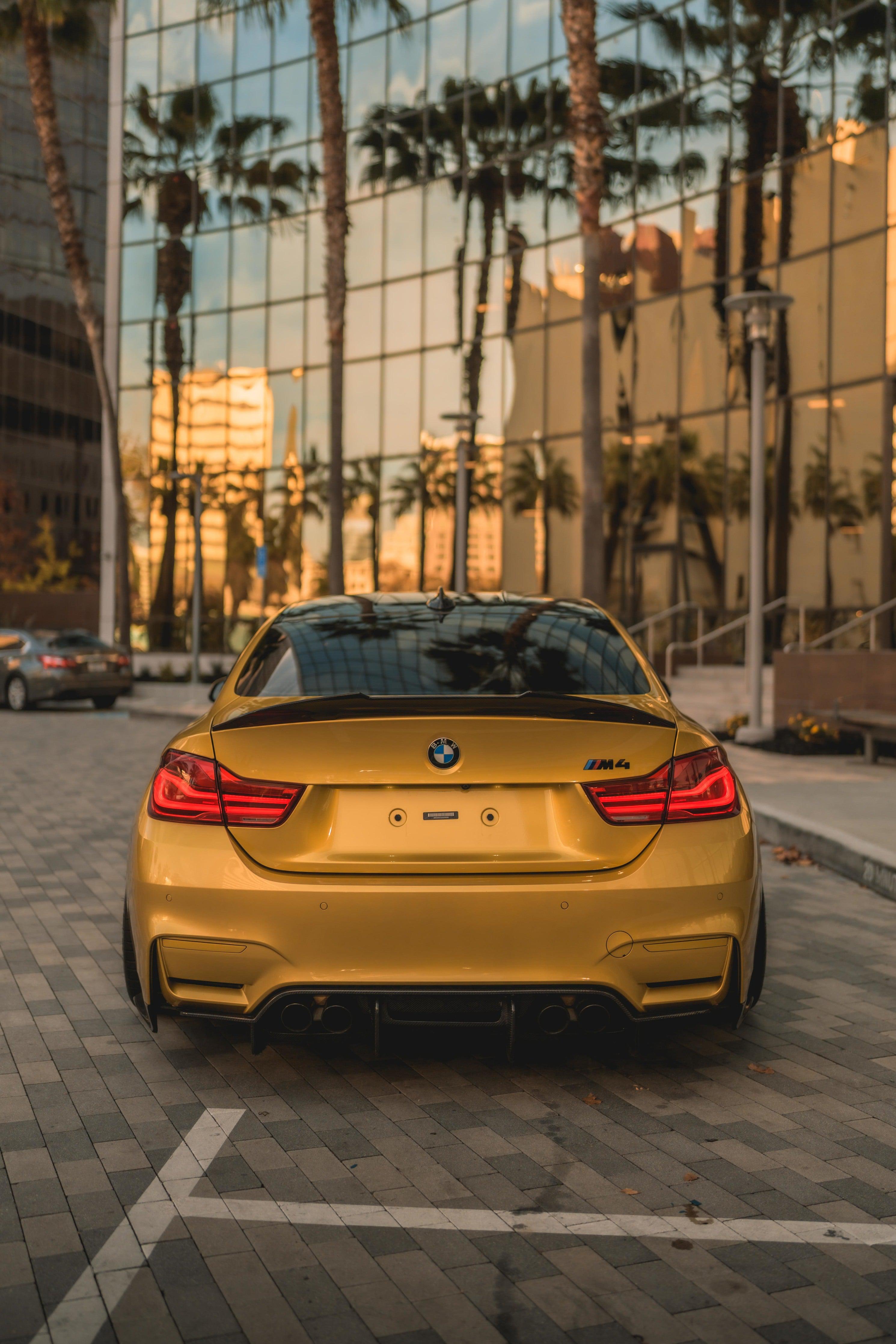 PSM Style High Kick Carbon Fiber Trunk Lip Spoiler - BMW F82/F83 M4