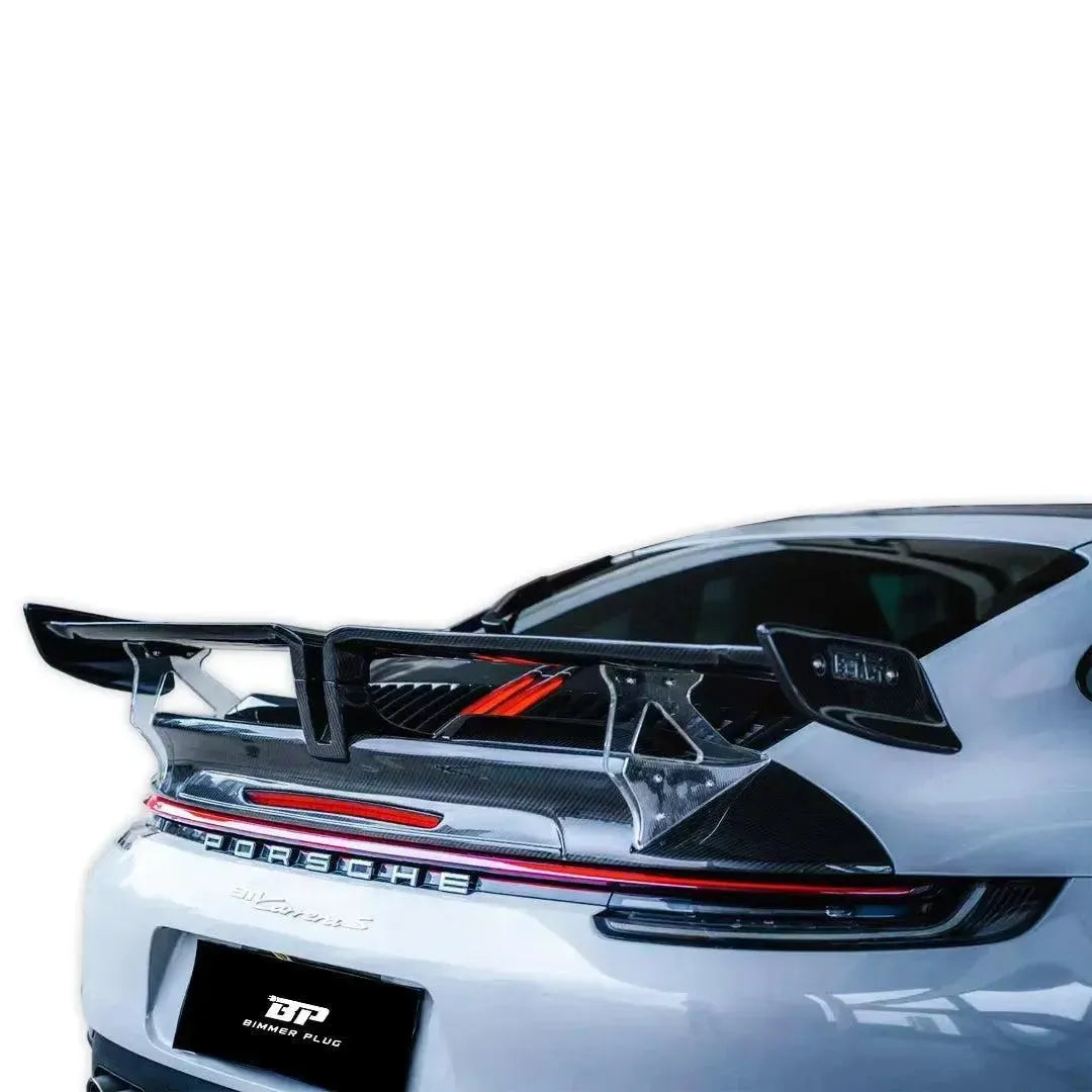 TA Style Carbon Fiber Rear Wing - Porsche 992.1 911 Carrera & Carrera